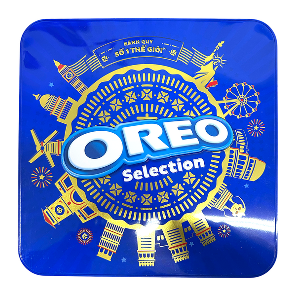 Oreo Selection Metal Box Assorted Flavors Limited Edition Collectors I